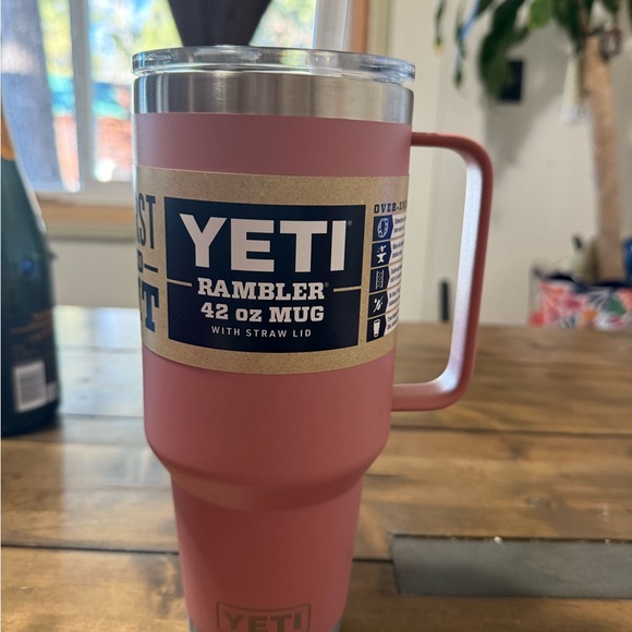 Yeti | Office | Yeti Rambler 42 Oz Mug With Straw Lid Rose | Poshmark